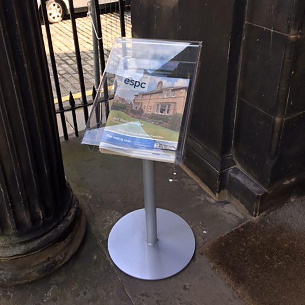 Newspaper & Magazine Tray | Outdoor Literature Stand | Luminati