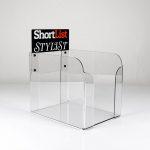 Acrylic Countertop Dump Bin with Print | A4, A5, B4, B5, Tabloid