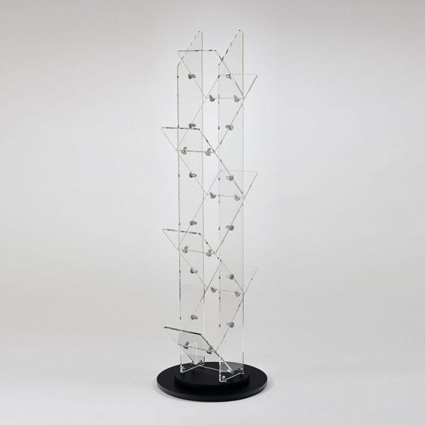 Rotating Brochure Display Stand | Acrylic Display Rack | Luminati