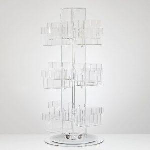 Countertop Acrylic Card Spinner | Rotating Card Displays