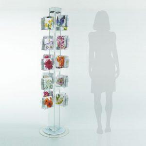 Acrylic Card Spinner | Rotating Display Stand | Luminati