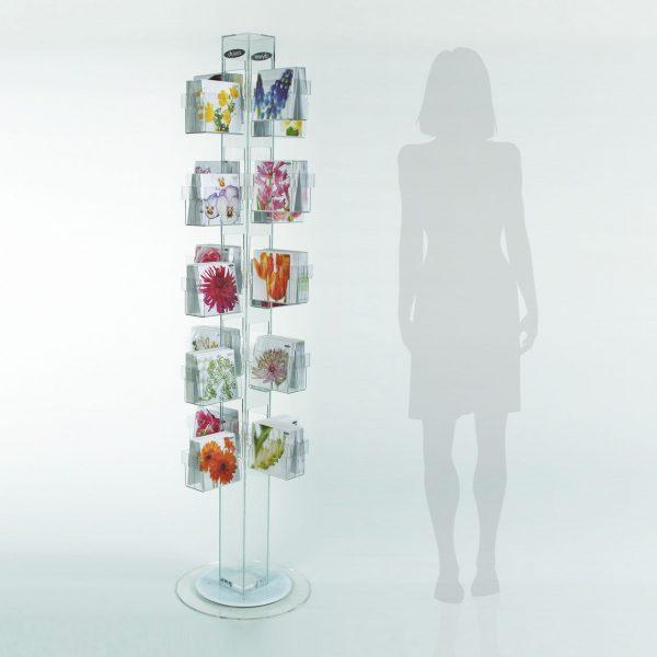 Acrylic Card Spinner | Rotating Display Stand | Luminati