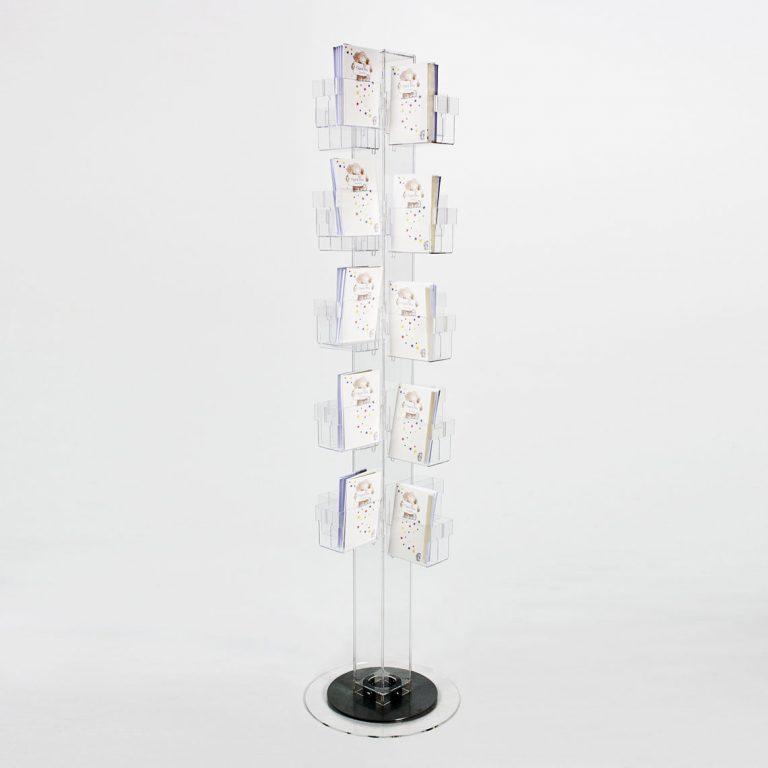 Acrylic Card Spinner | Rotating Display Stand | Luminati