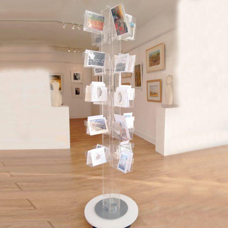 Acrylic Card Spinner | Rotating Display Stand | Luminati