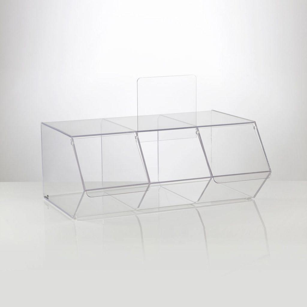 Pick and Mix Dispenser | Acrylic Food Bin with Lid | From £40.10