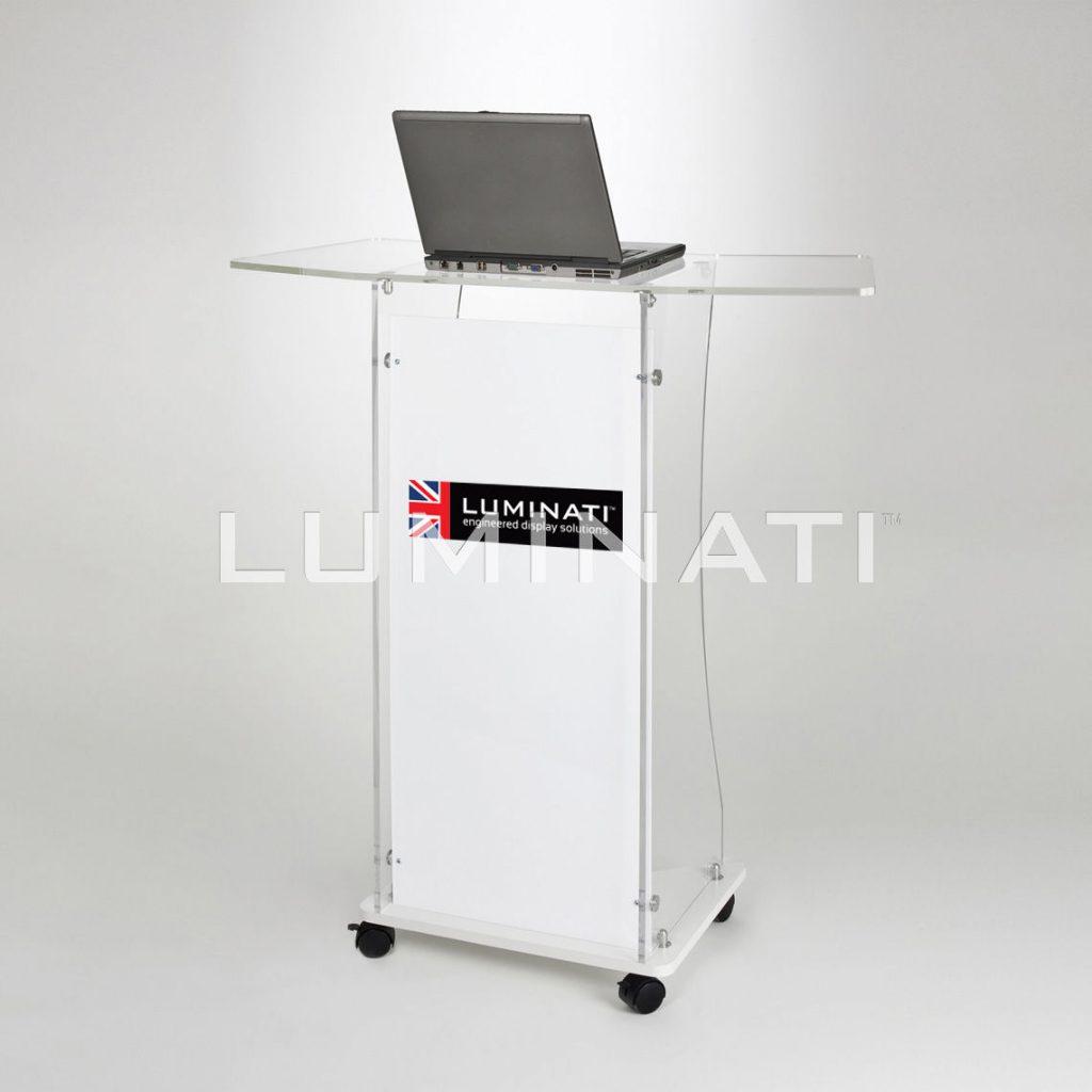 Corporate Lectern - Acrylic Lecterns | Luminati Display Solutions