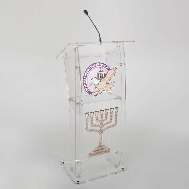 Custom Lecterns with Microphone | Luminati