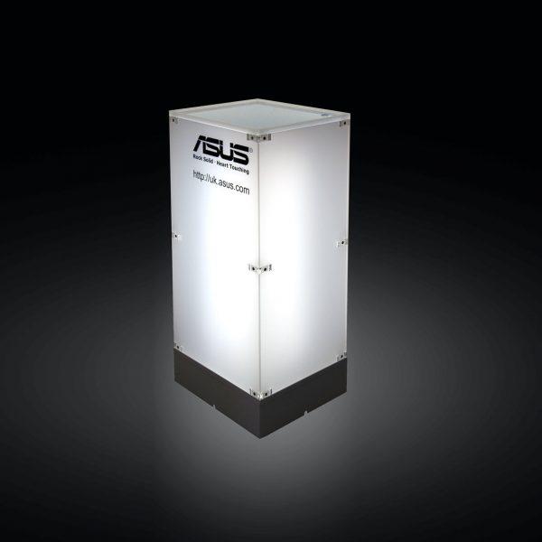 Branded Exhibition Display Plinths | Bespoke | Luminati