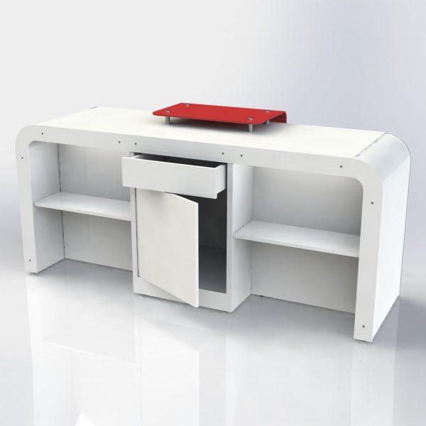 Custom Portable Reception Desk Counters | Luminati
