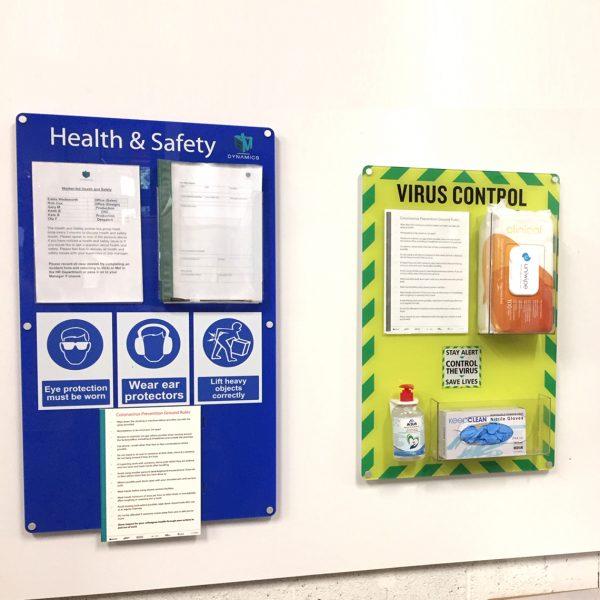 Wall Mounted Hygiene Station | PPE Equipment Holder