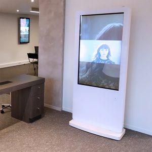Freestanding Interactive Digital Touch Screen