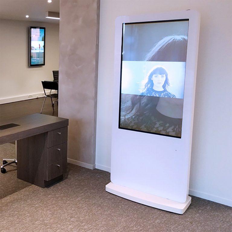 Freestanding Interactive Digital Touch Screen