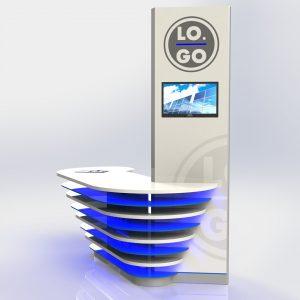 Illuminated Reception Desk | Luminati