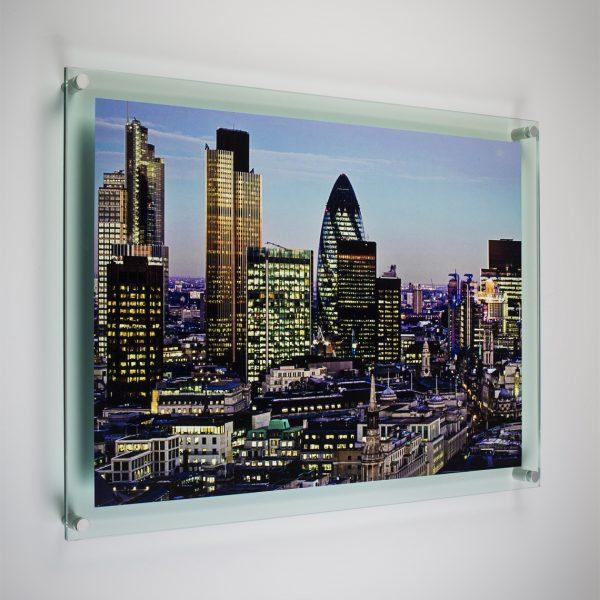 Glass Effect Wall Mounted Photo Frames | A2, A3, A4 | Luminati