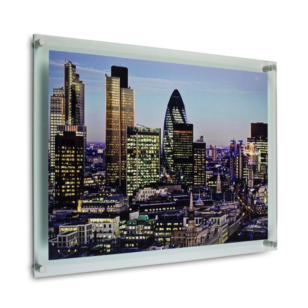 Glass Effect Wall Mounted Photo Frames | A2, A3, A4 | Luminati