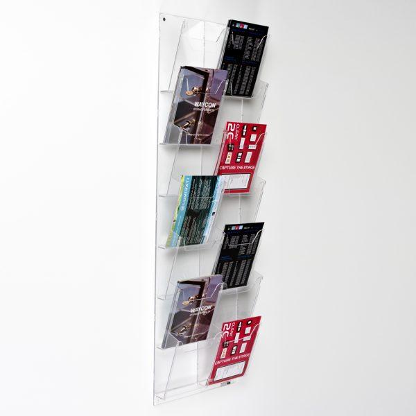 Wall Mounted Leaflet Holder |Acrylic Brochure & Card Dispenser