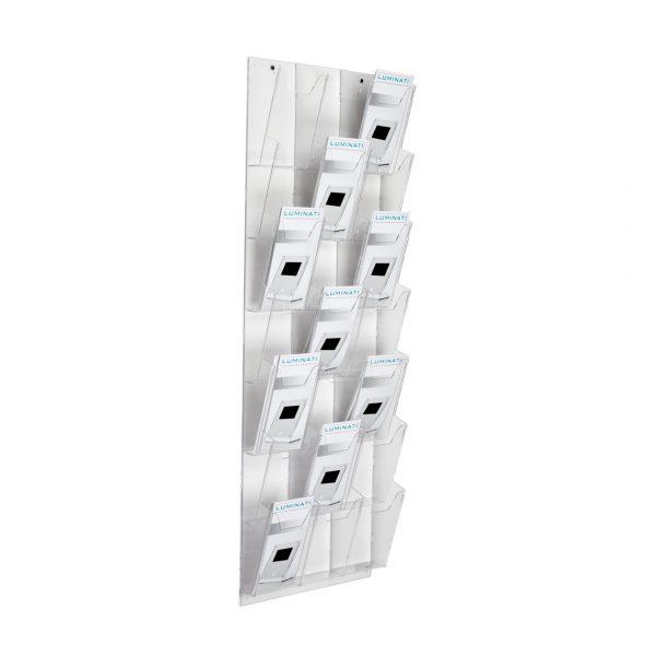 Wall Mounted Leaflet Holder |Acrylic Brochure & Card Dispenser