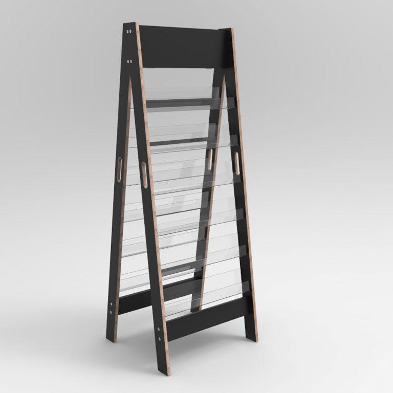 Double Sided Card Display | Wooden A Frame | Luminati