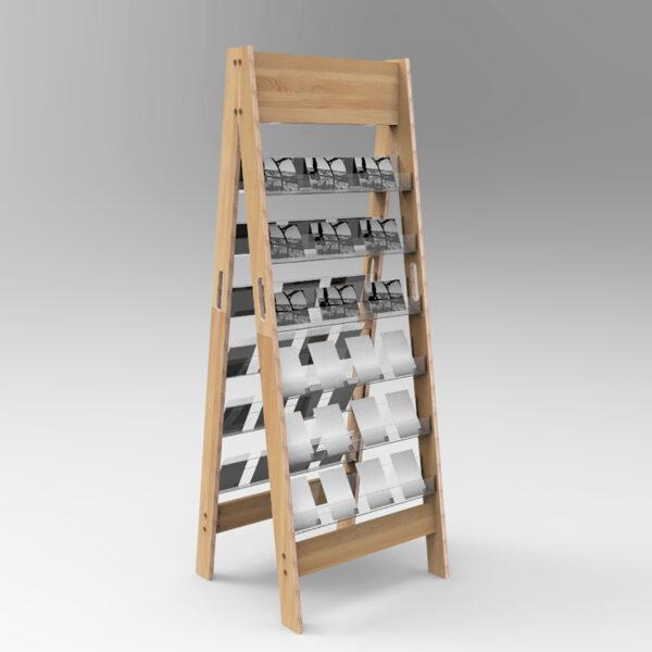 Double Sided Card Display | Wooden A Frame | Luminati