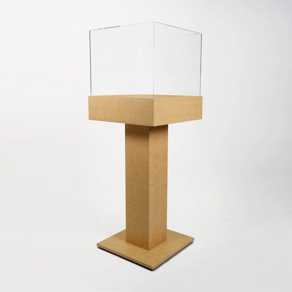 Wooden Plinth Display Case | Luminati