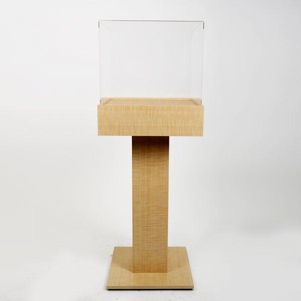 Wooden Plinth Display Case | Luminati