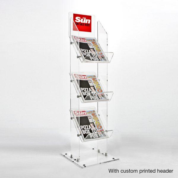 Acrylic Magazine & Newspaper Display Stands | Luminati