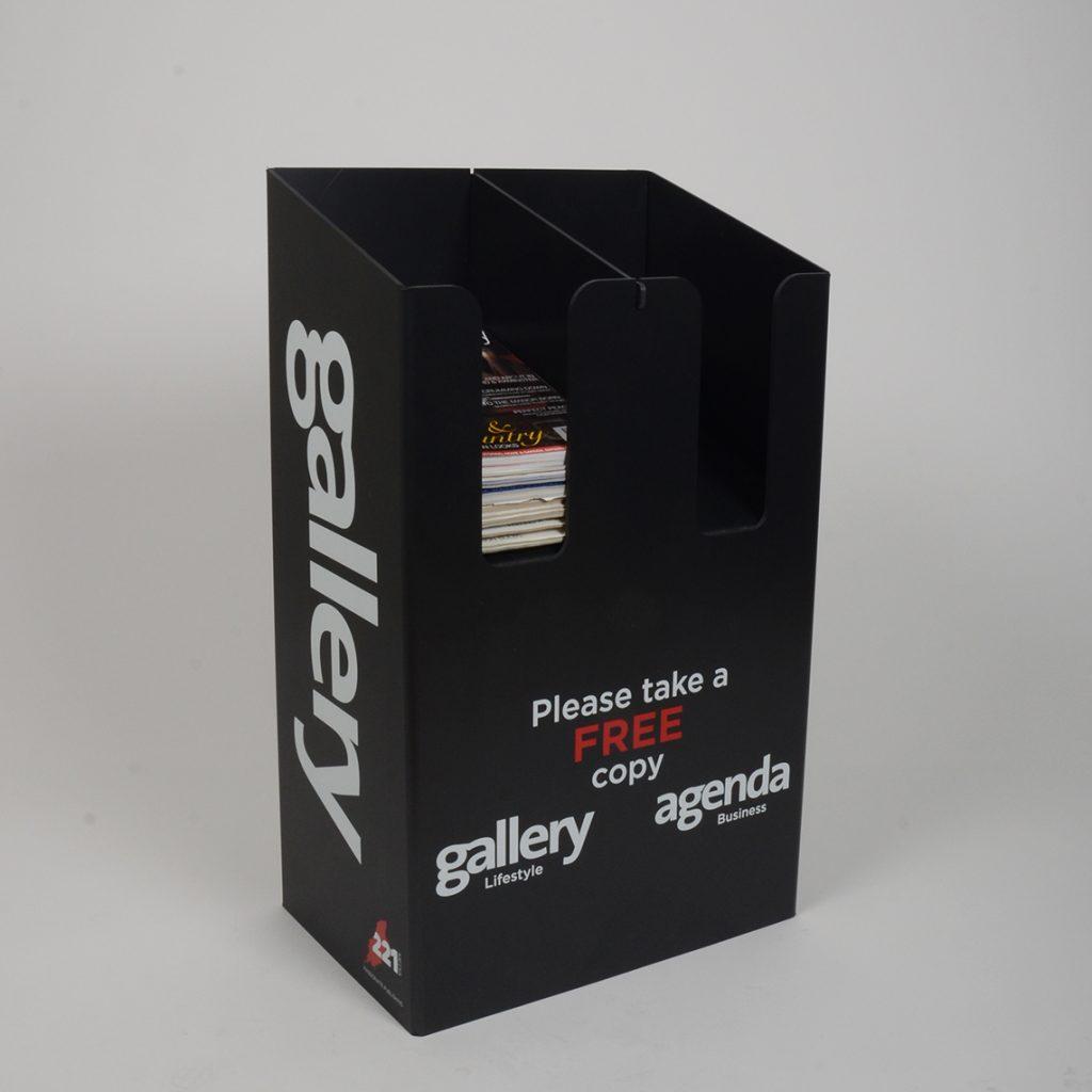 Double Width Dump Bin | Magazine, Brochure & Newspaper Dispenser