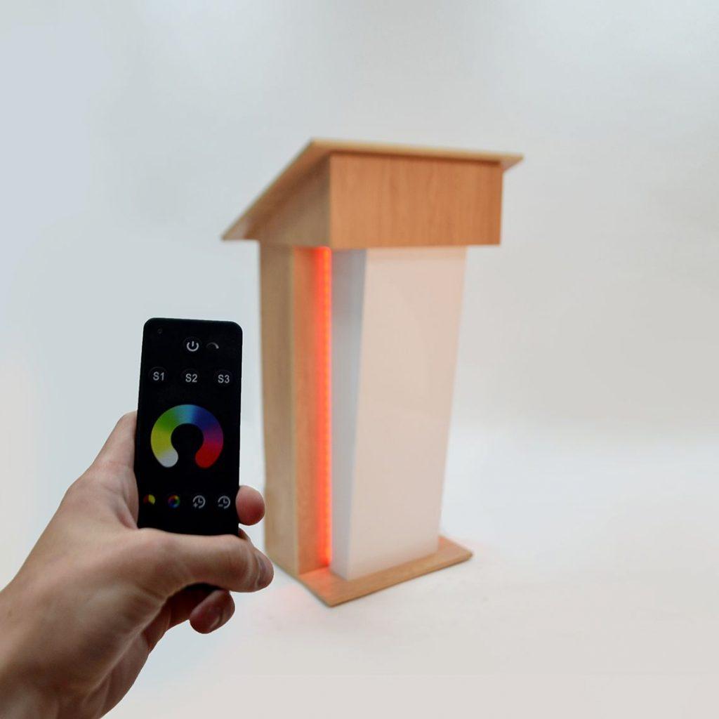 Illuminated Lectern | Wood & Acrylic | Luminati