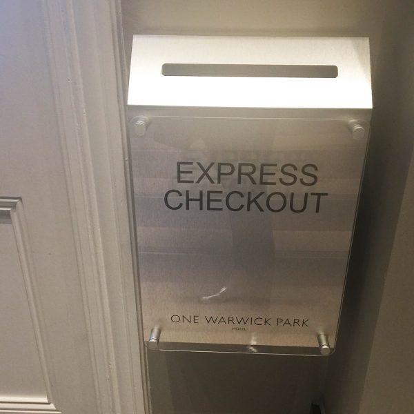 Hotel Express Checkout Floor Standing Unit | From £211.43