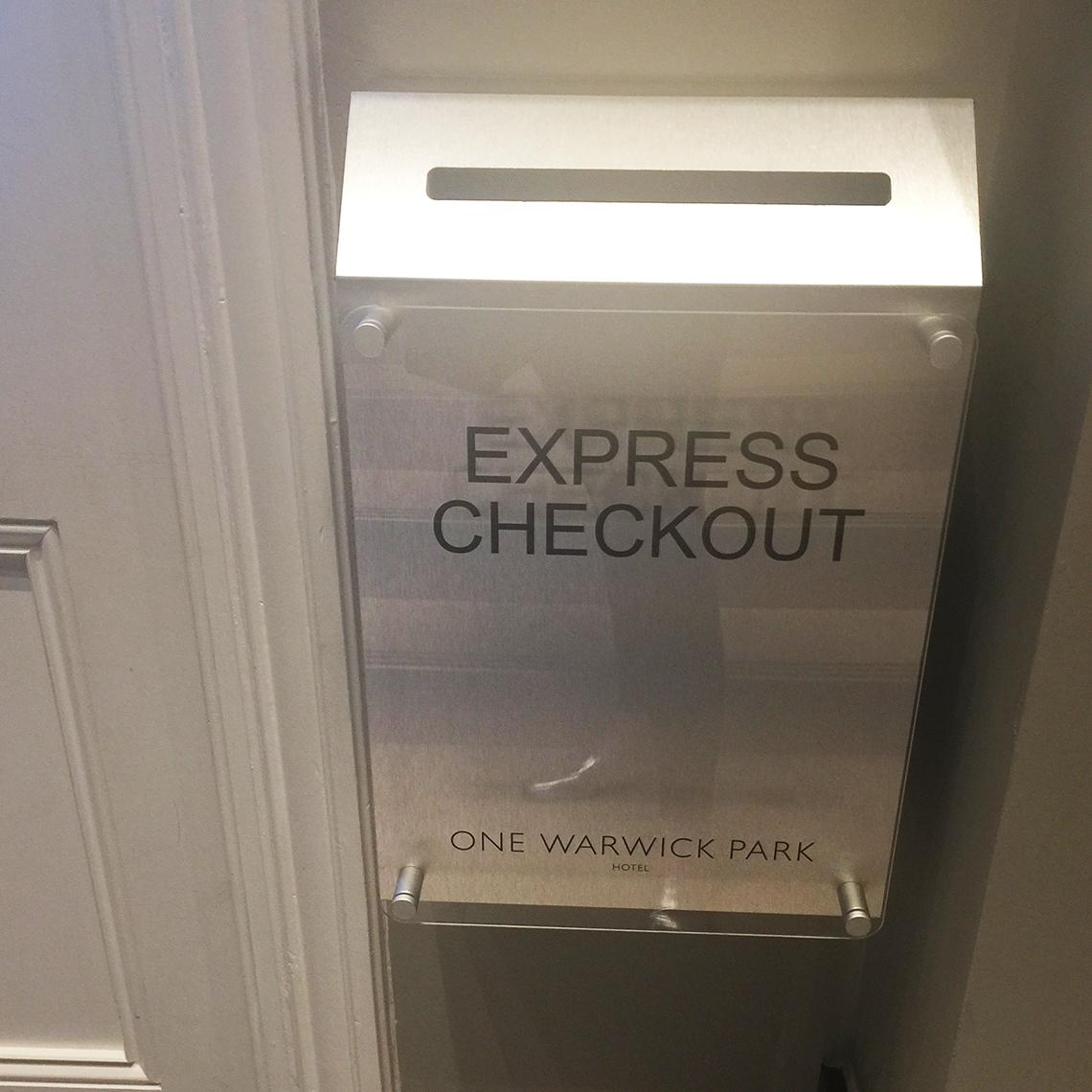 Contactless Hotel Checkout Unit | From £125.31