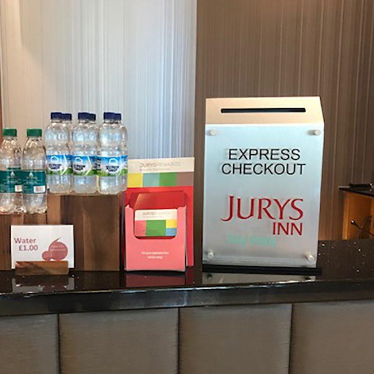 Hotel Express Checkout Key Drop Box | Luminati
