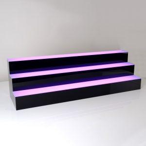 Tiered LED Illuminated Back Bar Display | Luminati