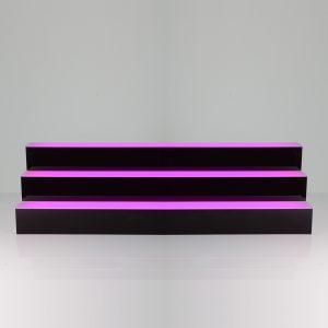 Tiered LED Illuminated Back Bar Display | Luminati