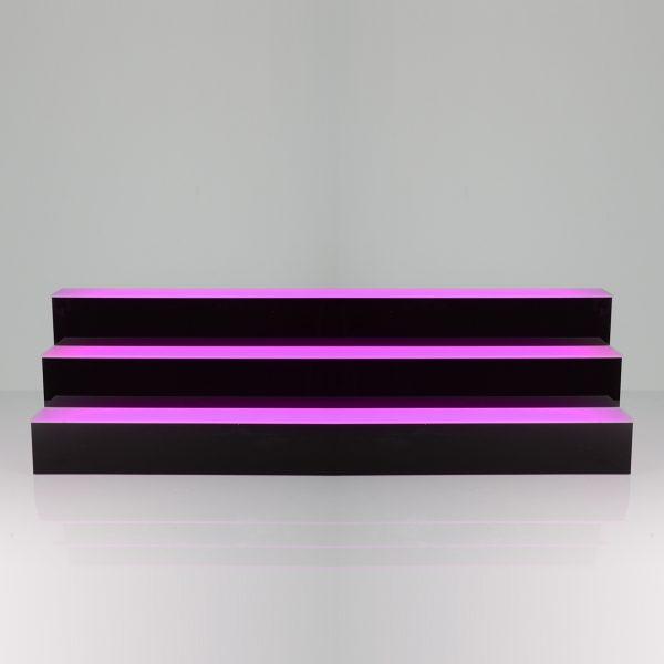 Tiered LED Illuminated Back Bar Display | Luminati
