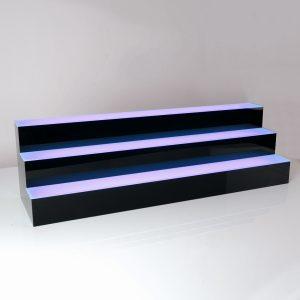 Tiered LED Illuminated Back Bar Display | Luminati