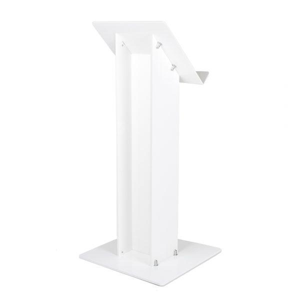 White Lectern | Luminati Display Solutions