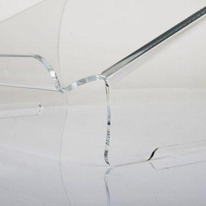 Angled Desk Lectern | Acrylic Lectern Slope | Luminati
