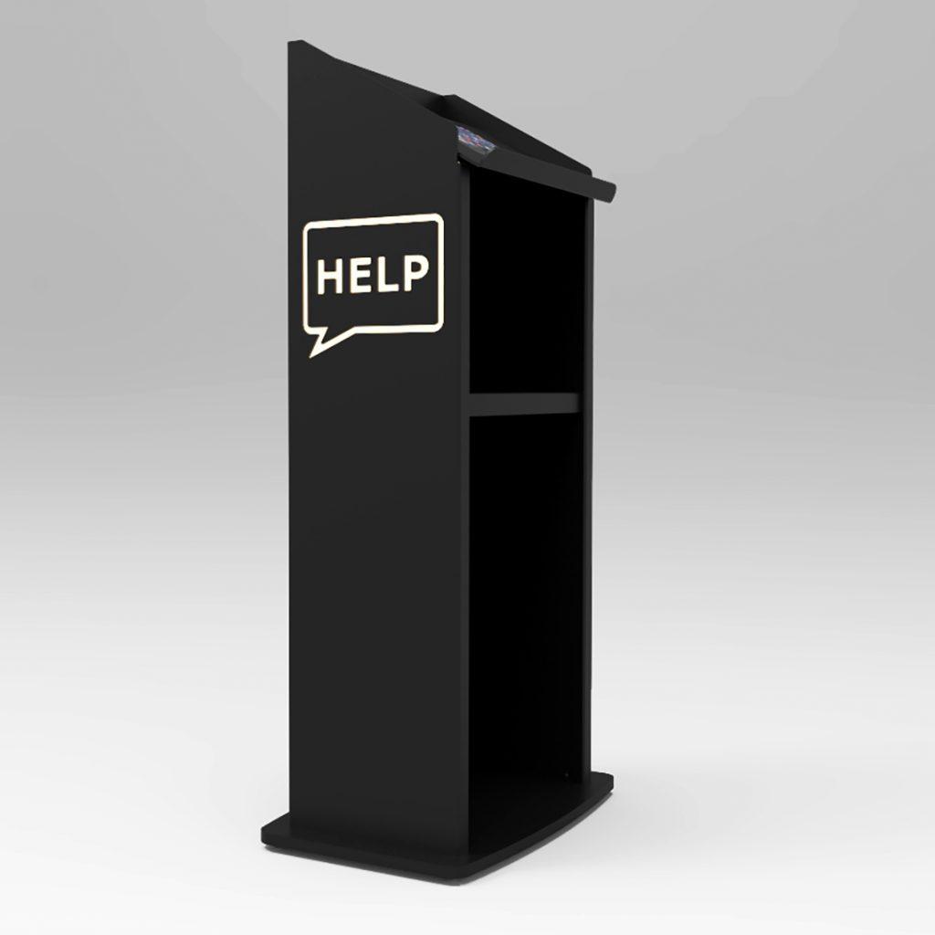 Illuminated Help & Information Station | Help Point & Plinths