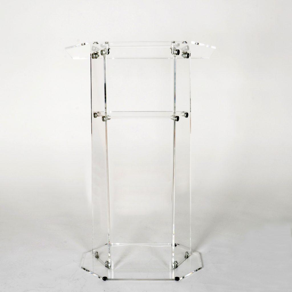 Acrylic Lectern for Presentation | Optional Logo Printing