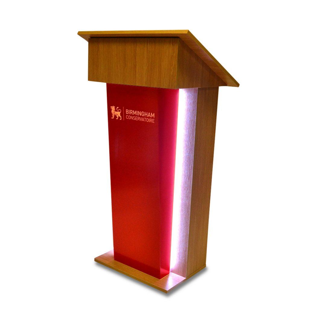 Illuminated Lectern | Wood & Acrylic | Luminati