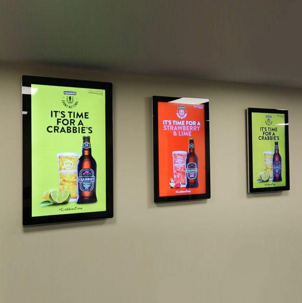Slimline Digital Display Screens | Luminati