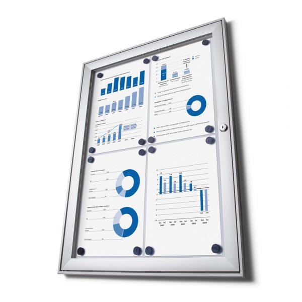 Lockable Notice Board | Wall Mounted | Luminati