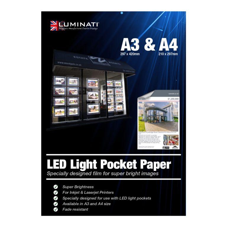 Backlit Paper | Backlit Film | LED Film Light Paper | Luminati