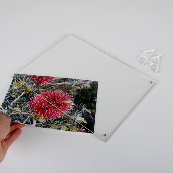 Double Sided Photo Frame | Freestanding Acrylic Frame