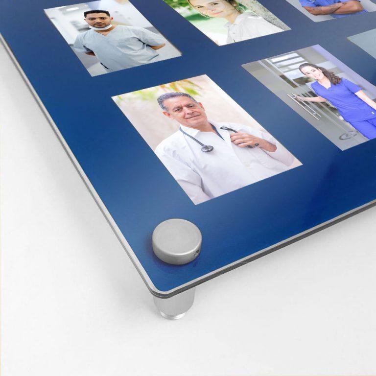 Custom Easy Clean Staff Photo Board | From £56.59 | Luminati