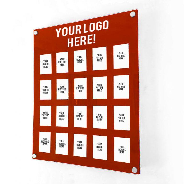 Custom Easy Clean Staff Photo Board | From £56.59 | Luminati