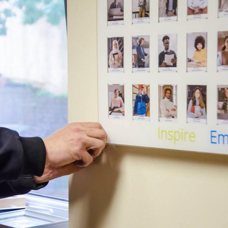 Custom Easy Clean Staff Photo Board | From £56.59 | Luminati