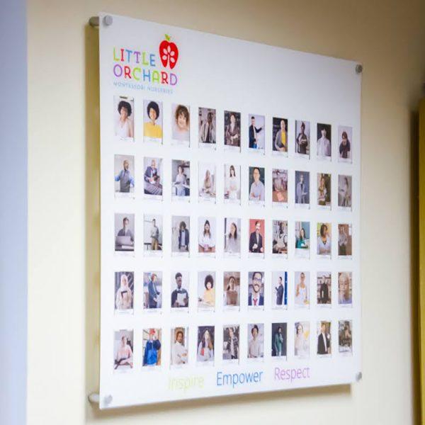 Custom Easy Clean Staff Photo Board | From £56.59 | Luminati