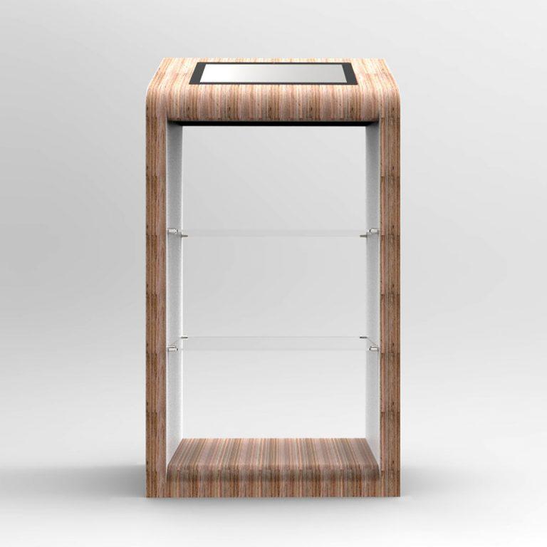Retail Plinth with Screen