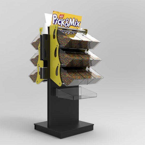 Floorstanding Pick and Mix Dispenser | Packaging Free Food Display